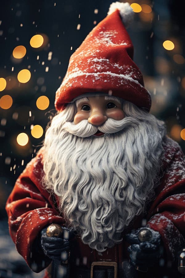 Close up of santa claus stock illustration. Illustration of white ...