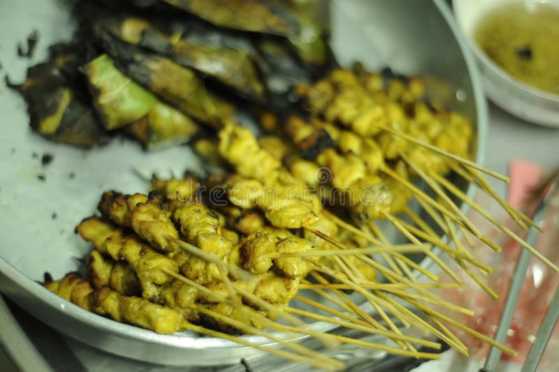 Close Up Sate / Satay in Malay Language Stock Photo - Image of barbecue ...