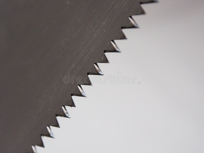Sharp saw blade stock image. Image of silver, mechanical - 106822259