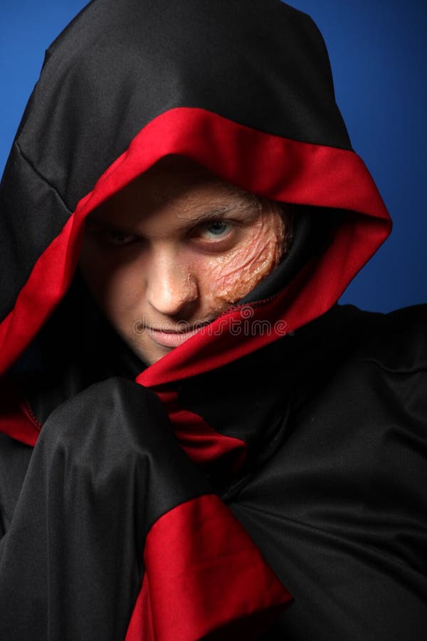 Close-up of a Scary Dead Man Stock Image - Image of dark, copyspace ...