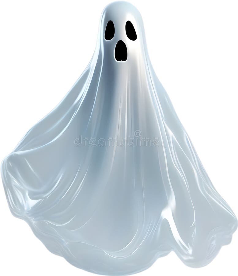 A Close-up of a Scary Ghost. Ai-Generated Stock Image - Illustration of ...