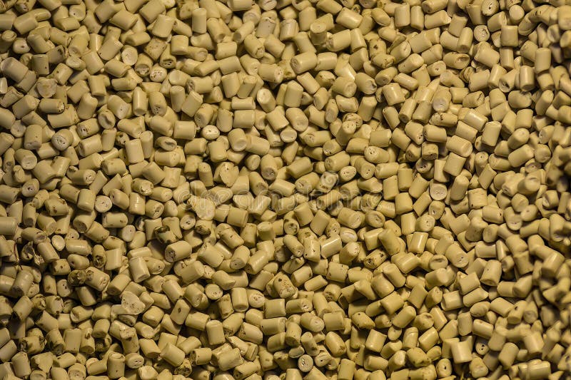 Close Up Scene the Brown Pigment Material for Injection Process Stock ...