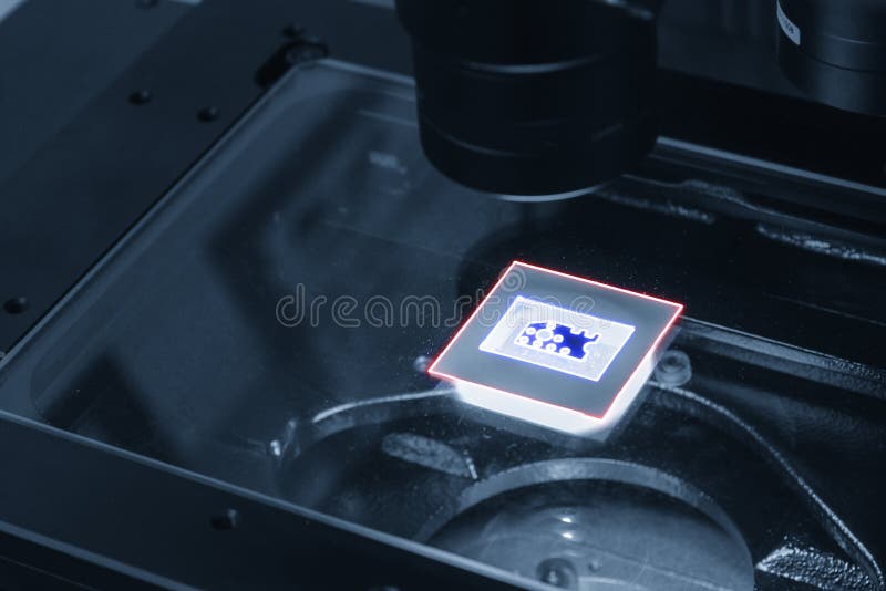 Microscope from high angle stock photo. Image of micro - 178467086