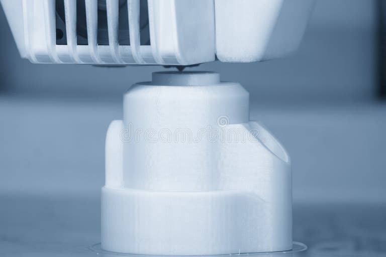 Close Up Scene the 3D Model Operation by Additive Manufacturing by 3D ...
