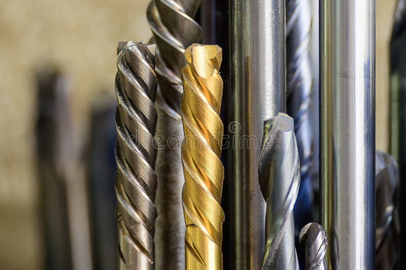 Close-up Scene Group of the Used Reamer Tools Stock Photo - Image of ...