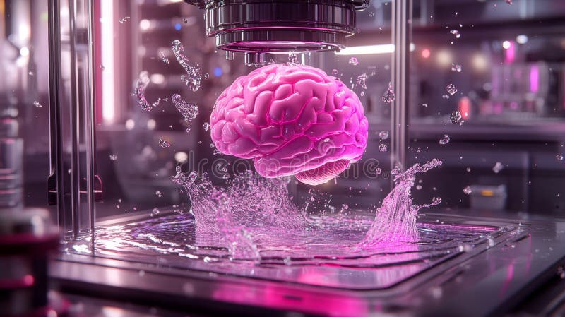 Close-up Scientific Imaging of Human Cell Structure in a High-tech ...