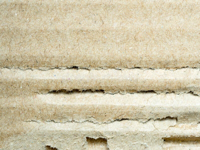 Close Up Scratch Brown Corrugated Cardboard, Abstract Backgroun Stock ...