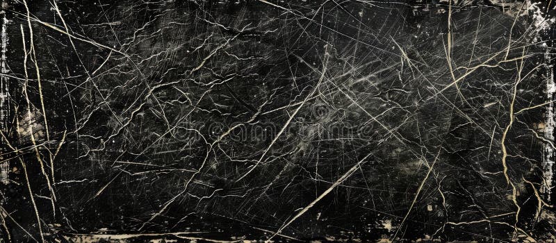 Close Up of Scratched Black Surface with White Frame Stock Photo ...