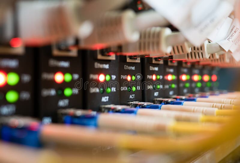 Network Connection Technology Element with Network Switch, Ethernet ...