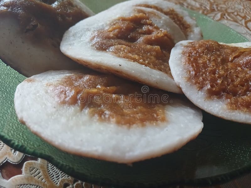 Close Up Serabi or Surabi is an Indonesian Pancake (in West Java) Stock ...