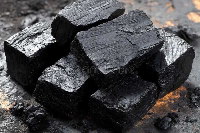 Natural Coal Formation Showcasing Solid Fossil Fuel Resources for ...
