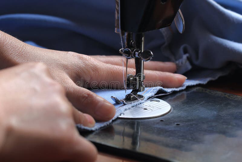Close Up of Sewing Machine and Needle Stock Photo - Image of needle ...