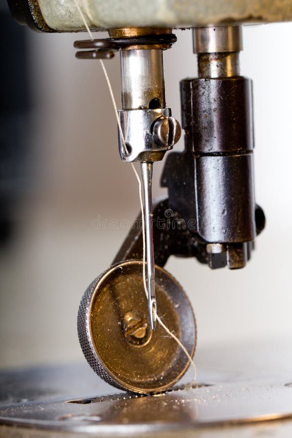 Close up sewing machine stock photo. Image of manufacturing - 36822832
