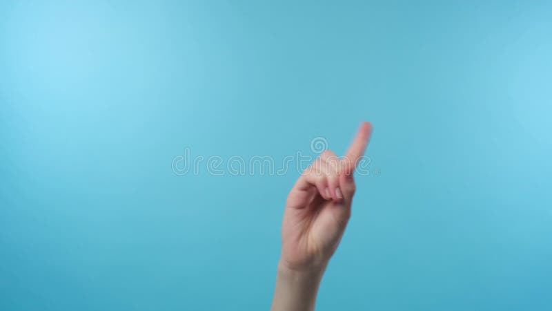 Close-up of a Shaking Finger Stock Video - Video of palm, young: 242958789