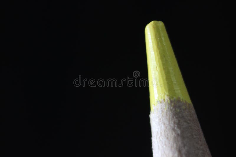 Magnified pencil end stock photo. Image of instrument, holding - 23976