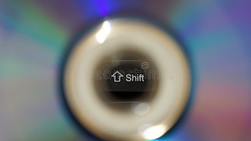 Close Up the Shift Key on the Computer Keyboard Stock Image - Image of ...