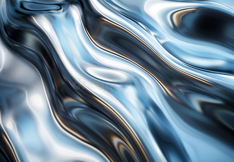 A Close Up of a Shiny Metal Surface Stock Photo - Image of surface ...