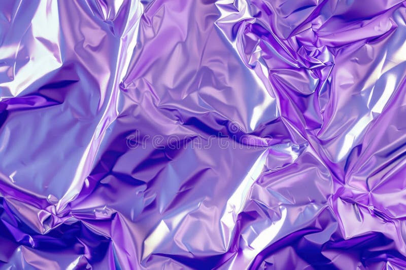 Close Up of a Shiny Purple Sheet of Foil, Ideal for Design Projects ...