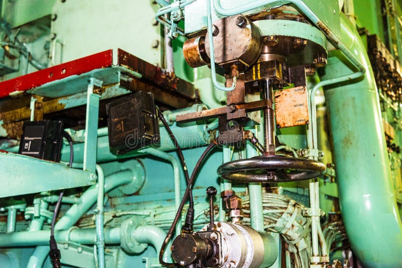 Close-up of the Ship S Main Engine Start Valve and Its Instrumentation ...