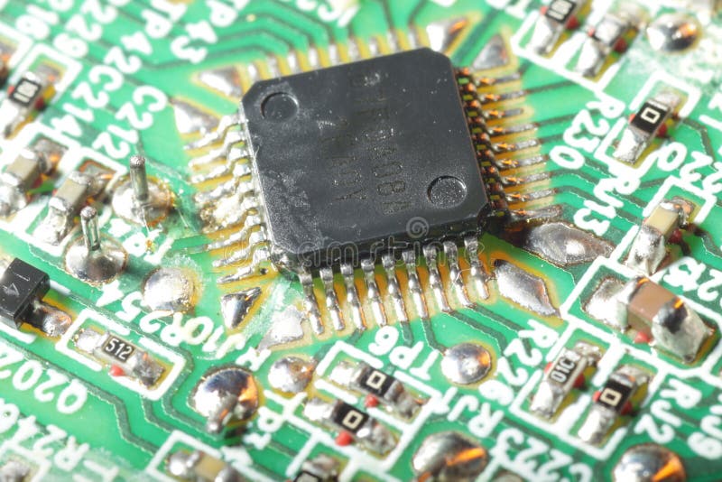 Close Up Shoot of a Computer RAM Stock Image - Image of isolated ...