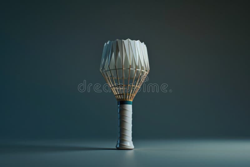 A Close-up Shot of a Badminton Racket Lying on a Table, with Its ...