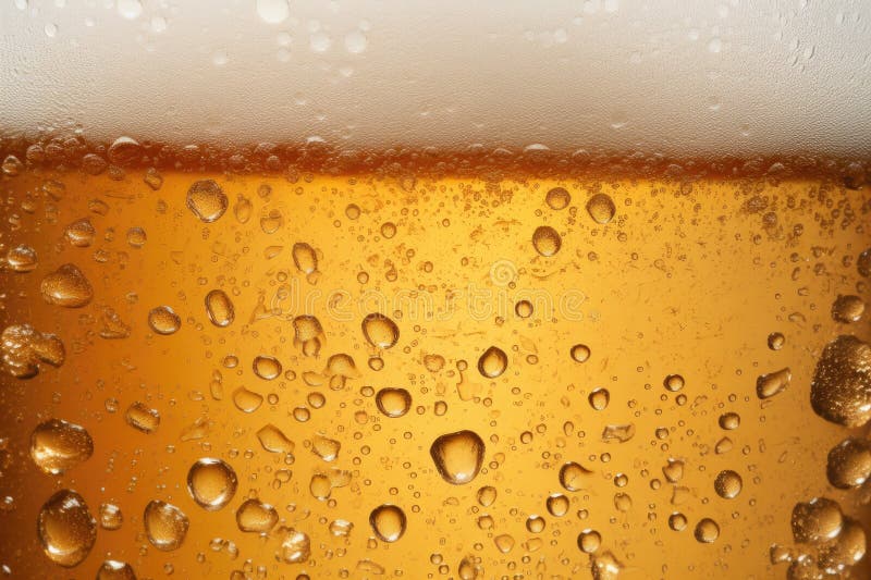 Close Up Shot of Beer in Glass Stock Image - Image of frame, beverage ...