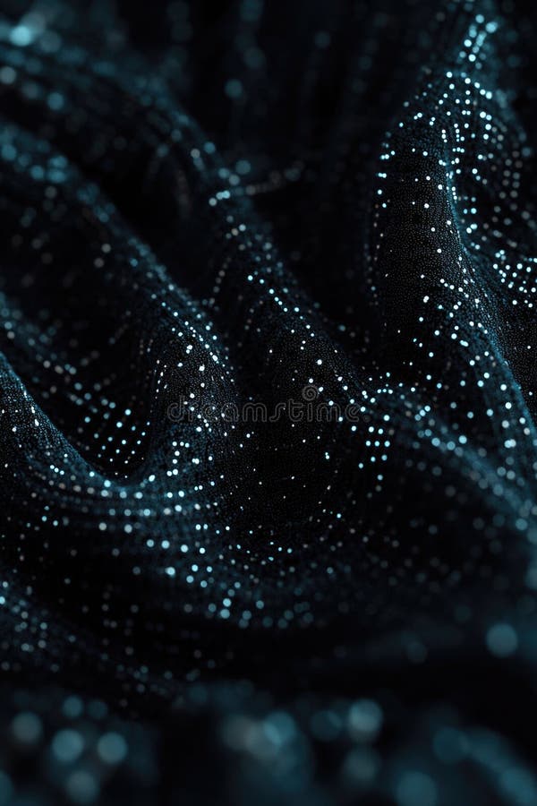 Close-up Shot of Black Fabric Covered in Water Droplets Stock Photo ...