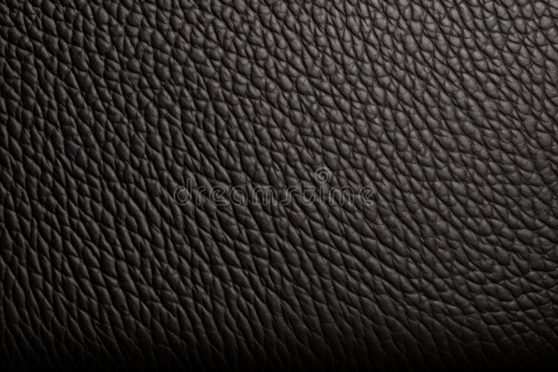 Close-up Shot of a Black Leather Surface Texture Stock Image - Image of ...
