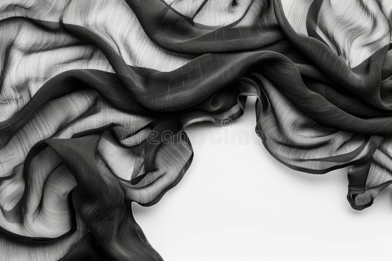 Close-up Shot of Black and White Fabric Texture. Suitable for ...