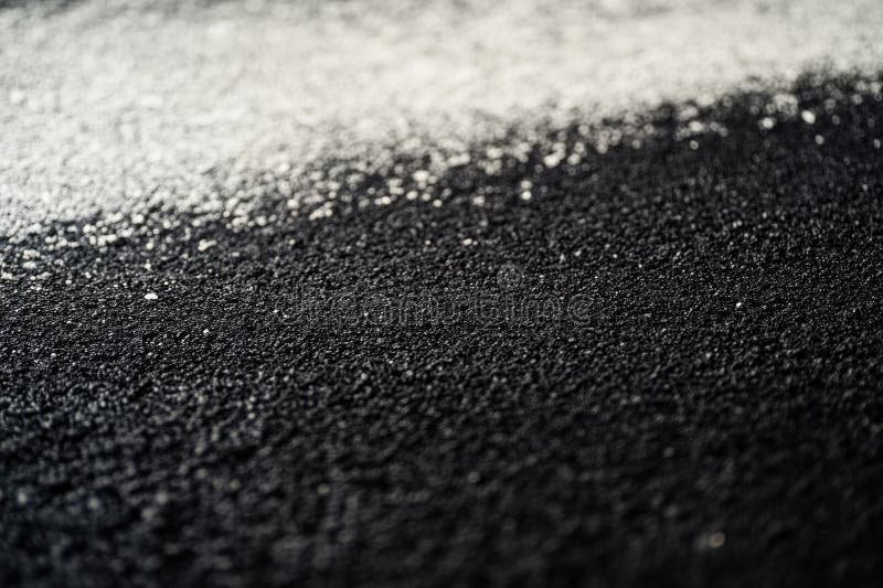 A Close-up Shot of a Black and White Rug, Showcasing Its Texture and ...