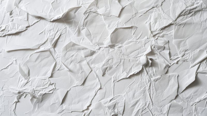 A Close-up Shot of a Blank White Paper with No Writing or Marks Stock ...