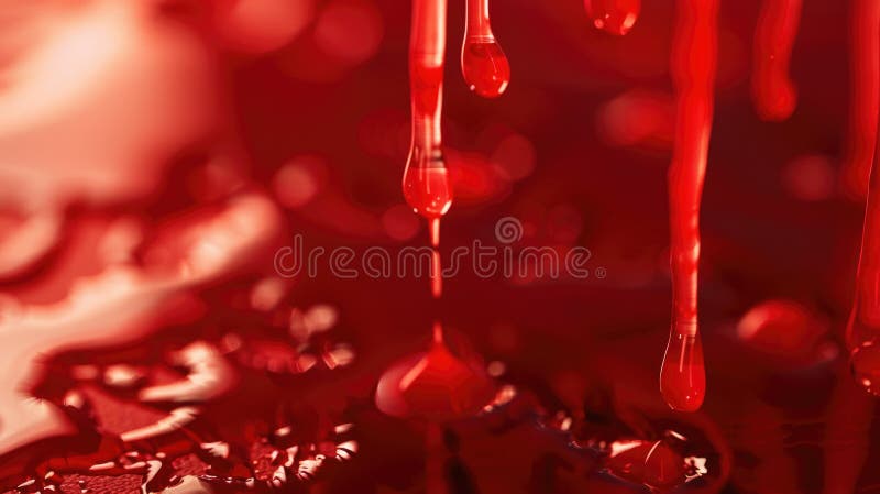 Close-up Shot of Blood Dripping Down a Wall Stock Photo - Image of ...