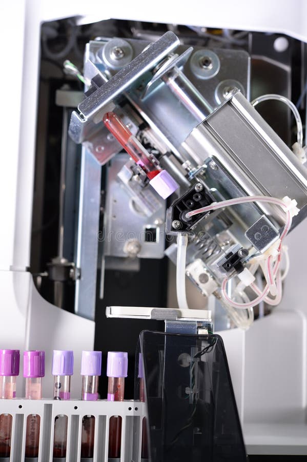 Close Up Shot of Blood Test Machine Stock Photo - Image of blood ...