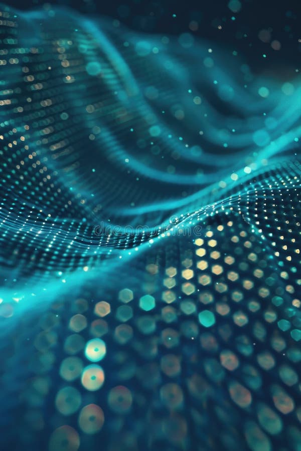 A Close-up Shot of a Blue Background Featuring Small Dots Stock ...