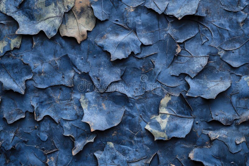 A Close-up Shot of a Blue-painted Wall with Textured Finish Stock Photo ...