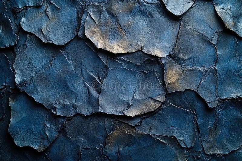 A Close Up Shot of a Blue Painted Wall with Textured Finish Stock Photo ...