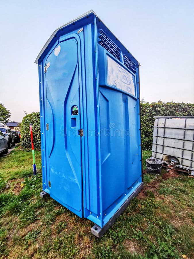 Close Up Shot of a Blue Toilet Stall Stock Image - Image of toilet ...