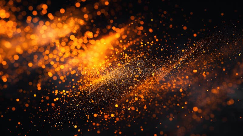 A Close-up Shot of a Blurry Fire with Warm Orange and Yellow Tones ...