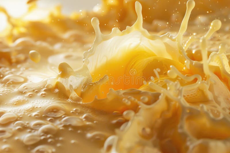 A Close-up Shot of a Bowl of Hot Soup with Liquid and Ingredients Stock ...