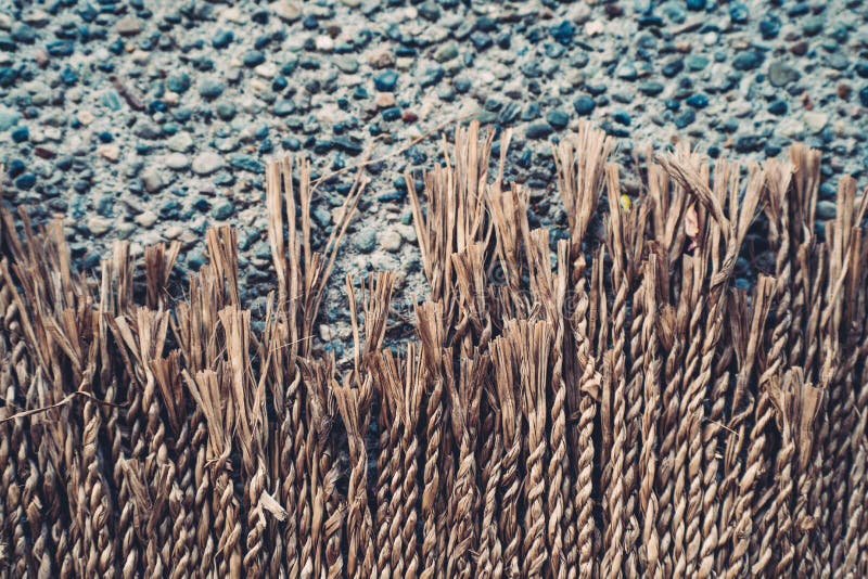 Close-up Shot of a Brown Textured Fabric Edges Stock Photo - Image of ...