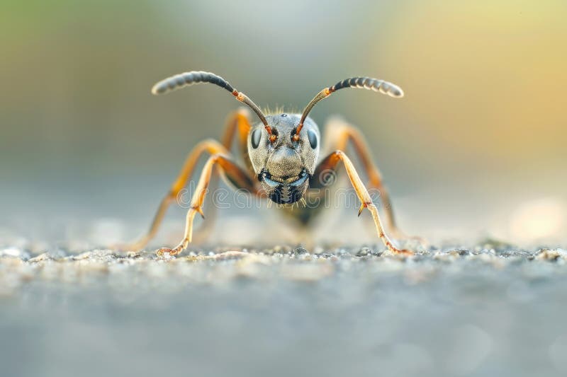 A Close-up Shot of a Bug on the Ground Stock Image - Image of outdoors ...
