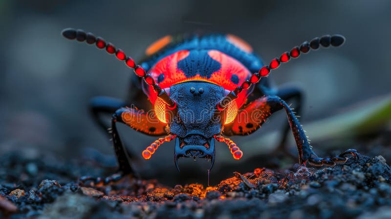 Close Up of Bug on Ground stock image. Image of close - 314603415