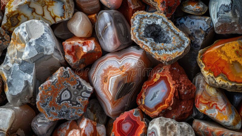 A Close-up Shot of a Bunch of Rocks, Perfect for Geological or Nature ...