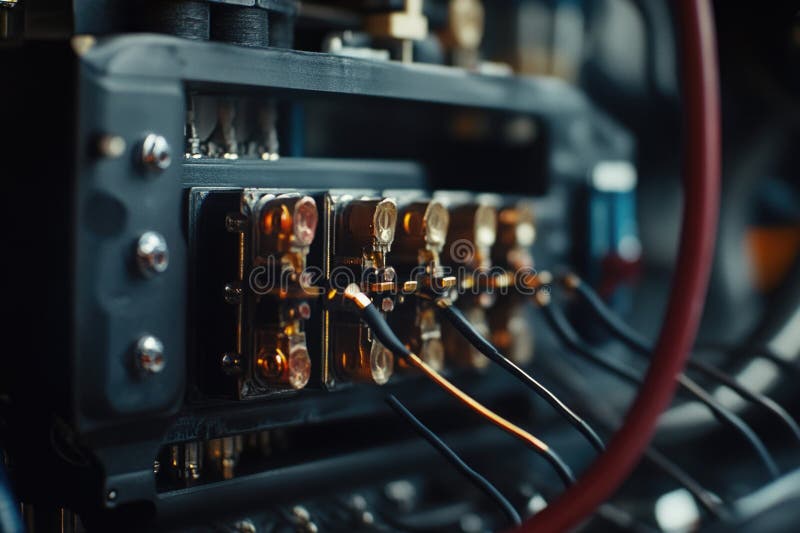 A Close-up Shot of a Bundle of Electrical Wires, Suitable for Use in ...