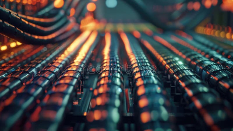 A Close-up Shot of a Bundle of Wires, Useful for Illustrations or ...