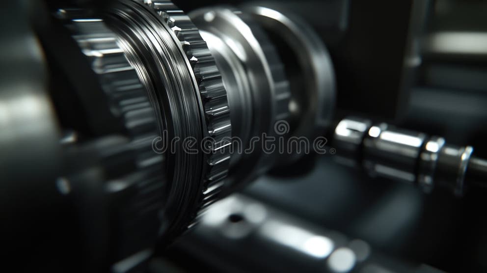 Close-up Shot of a Camera Lens on a Machine, Suitable for Use in ...