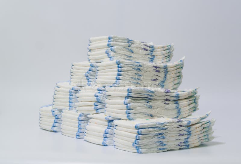 A Close Up Shot of a Childs Nappy. Stock Photo - Image of newborn ...