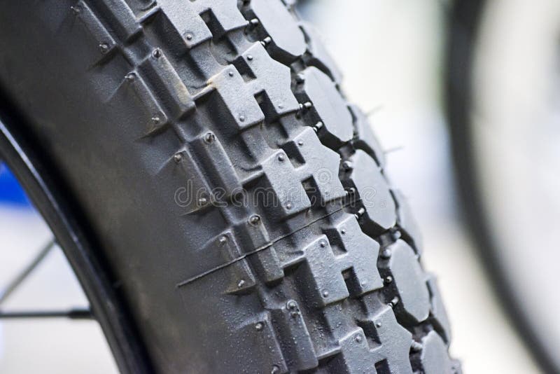 Close-up Shot of Classical Motorcycle Tire Tread. Close-up Protector of ...