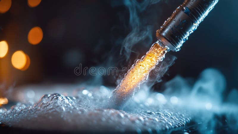 Close-up Shot of Clear Liquid Flowing Out of an Open Bottle Stock Image ...