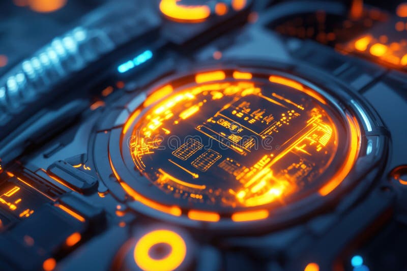 A Close-up Shot of a Clock on a Computer Screen, Ideal for Uses in ...